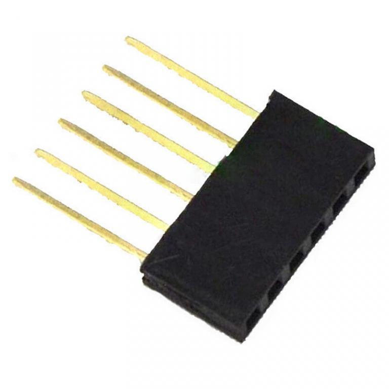 stackable female 6 pin header connector – Ktechnics Systems