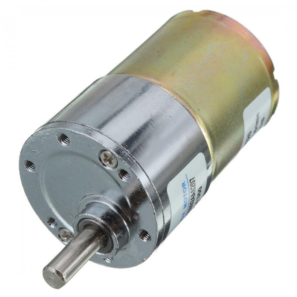JGA25-370 25mm 12V DC Geared Motor 250rpm High Torque Electric Motor ...