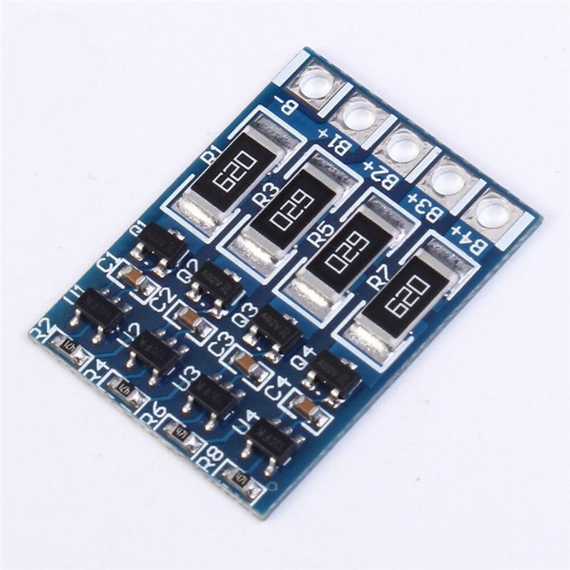 4S 4V LI-ION LITHIUM 18650 BATTERY BALANCE BOARD FULL CHARGE BALANCE ...
